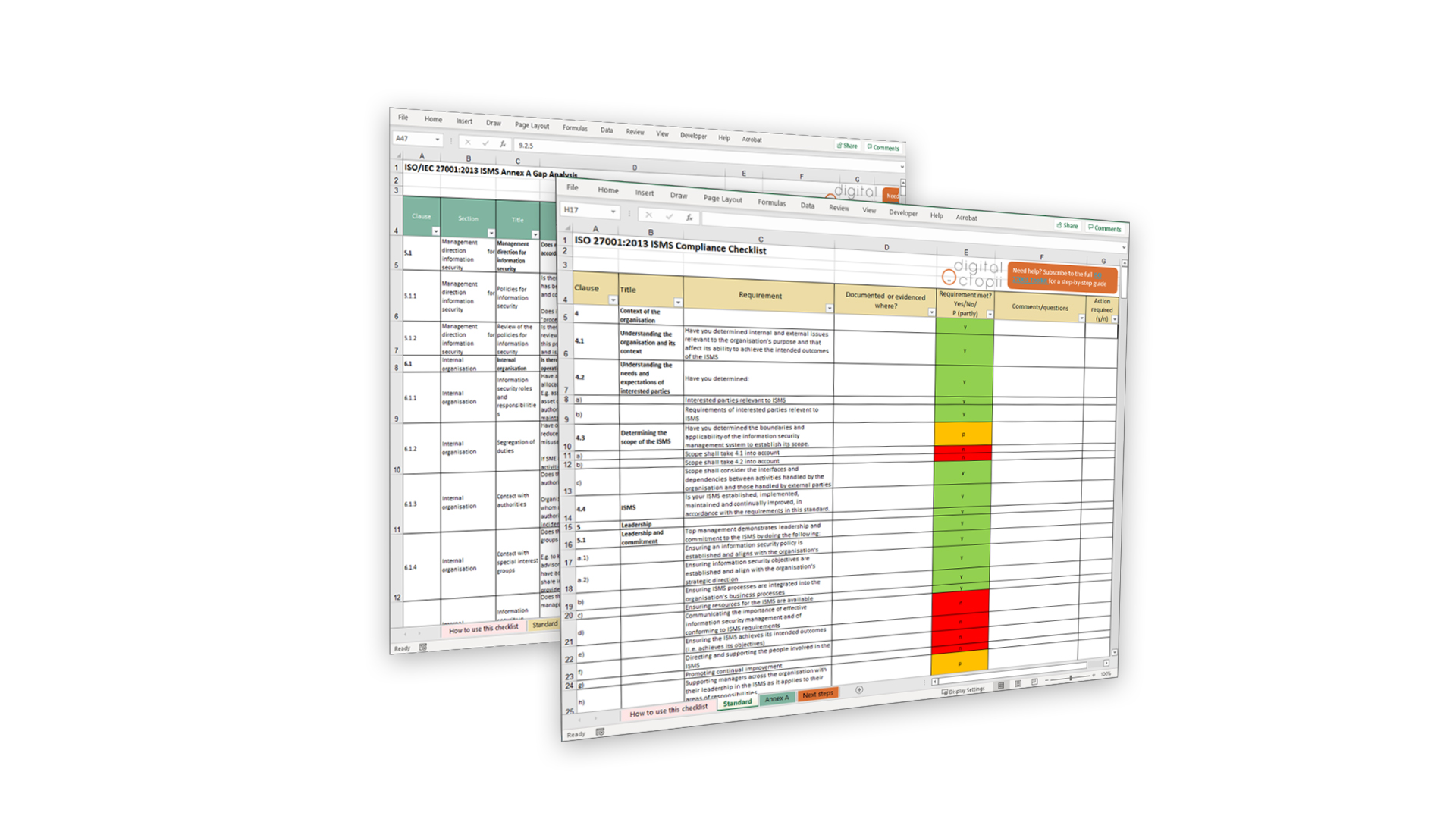 Iso 27001 Framework Excel Spreadsheet - Infoupdate.org